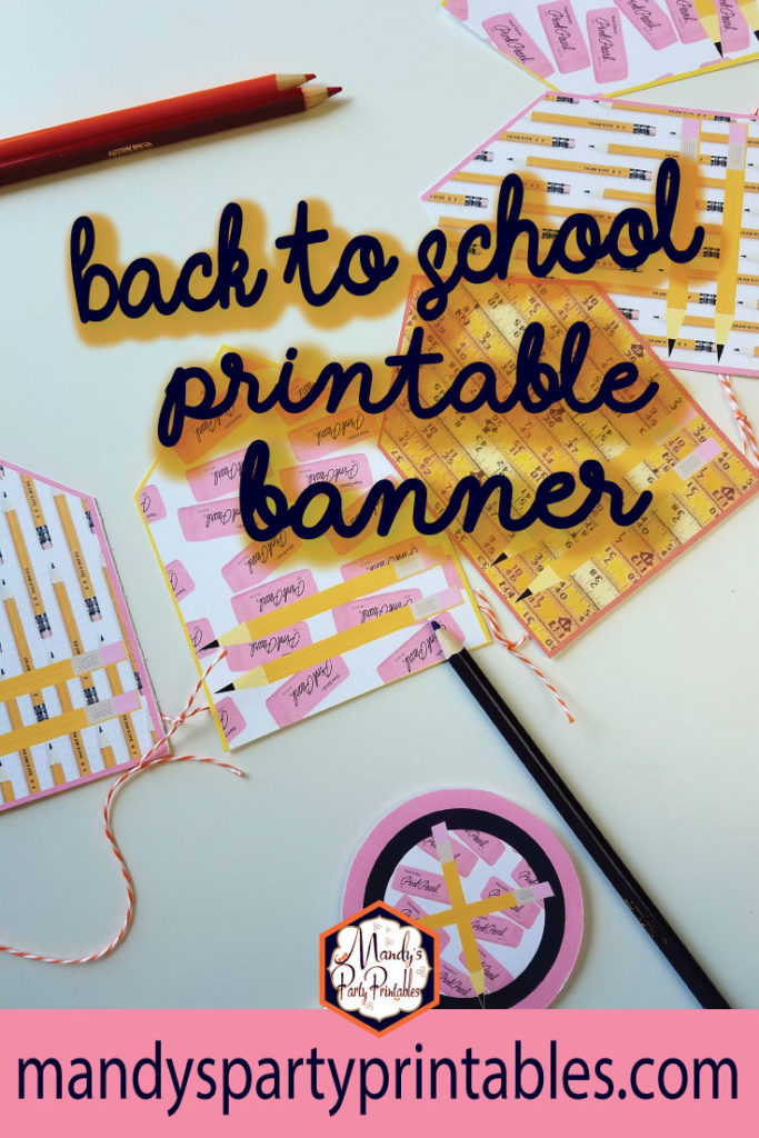 Back to School Party Printables - Mandy's Party Printables
