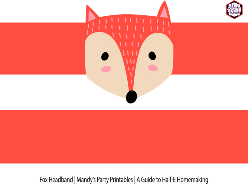 Fox Birthday Printables