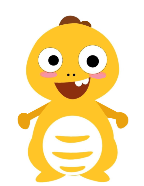 Peppa Pig Inspired Printable VIPKID Dress Dino - Mandy's Party Printables