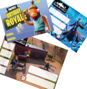 Free Printable Fortnite Party Invitations - Mandy's Party Printables